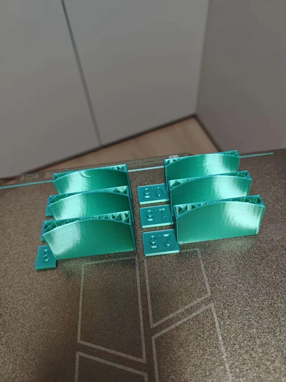 PLA Silk sinkage thin wall thickness test model - Free 3D Print Model ...