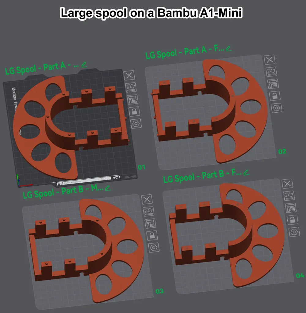 Heavy-Duty Christmas Tree Lights Storage Spool - Free 3D Print Model ...