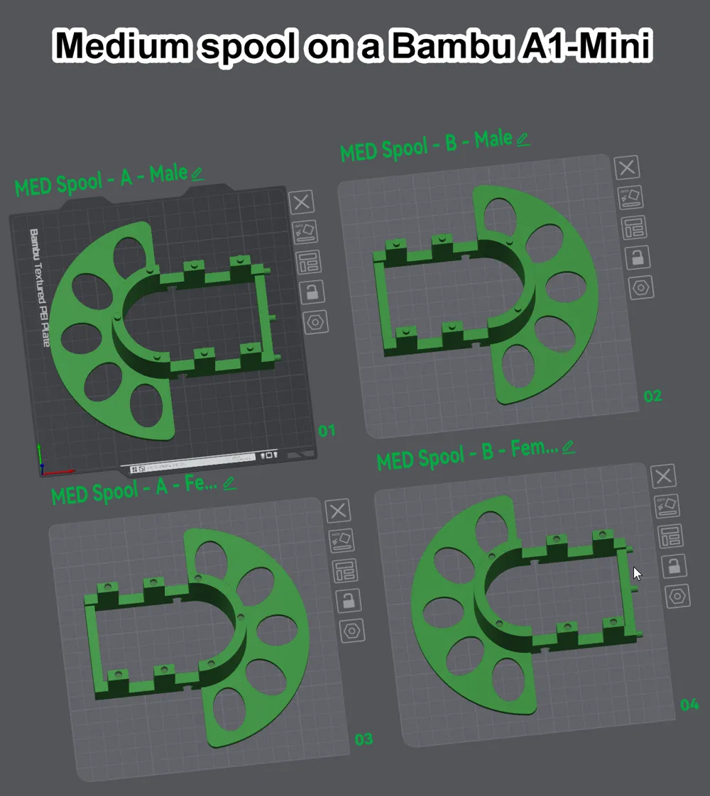 Heavy-Duty Christmas Tree Lights Storage Spool - Free 3D Print Model ...