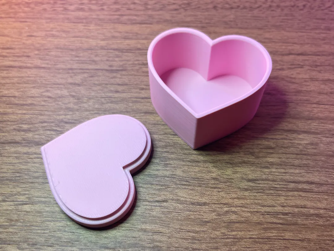 Cute Little Heart Trinket Jewelry Storage Box Fast - Free 3D Print ...