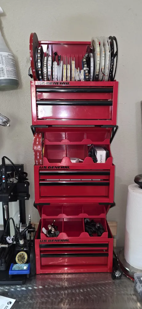 HF mini tool box top 2 shelf organizer 100mm tall by sinneD ...
