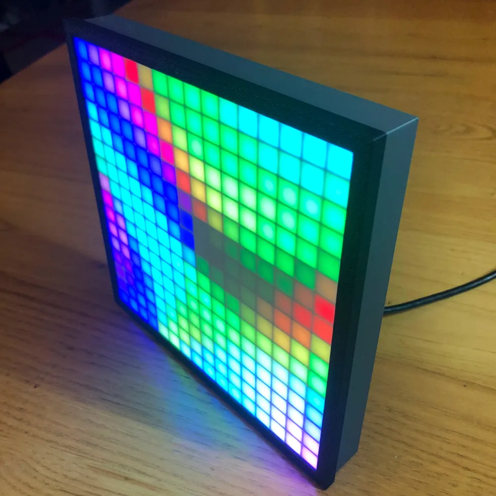 16x16 LED Matrix Frame with Diffuser Grid by fractalnoise - MakerWorld