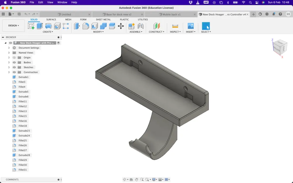 Nintendo Switch Wall Dock / Pro Controller Hanger Remixed by Gee ...