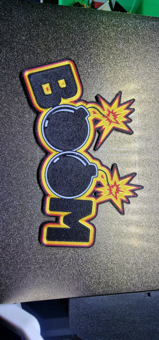 BOOM Logo Remixed by Da Johnny - MakerWorld