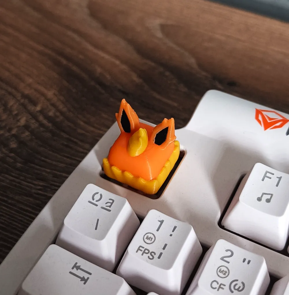 Flareon Pokemon Keycap by Hiko 3D - MakerWorld