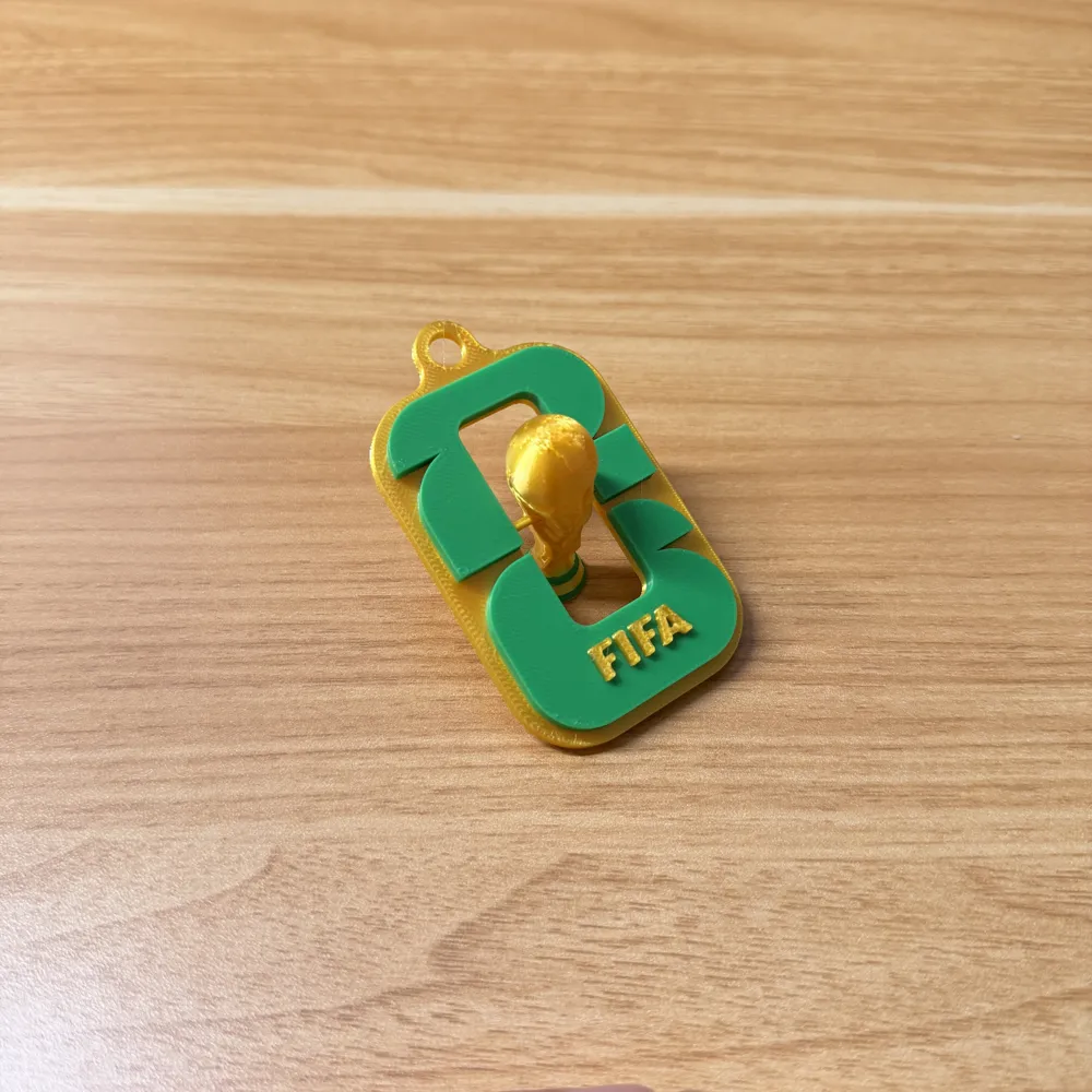 Rotating World Cup 2026 Keychain (Customizable) - Free 3D Print Model ...