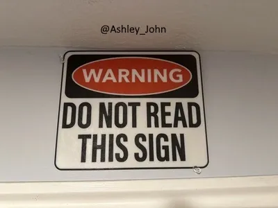 Warning Do Not Read This Sign by braga3dprint - MakerWorld