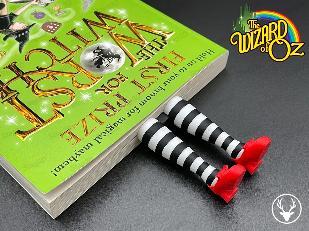 Wicked Witch Bookmark by Stag 3D - MakerWorld