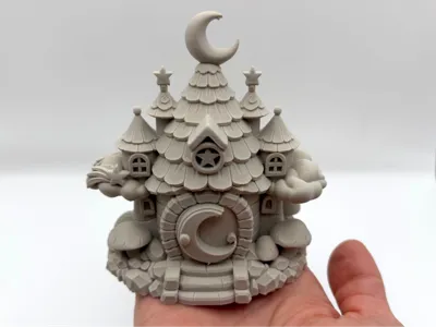 Moongate Cottage - Free 3D Print Model - MakerWorld