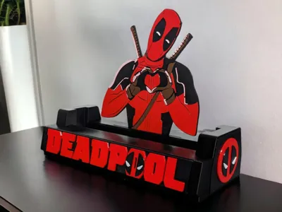 Deadpool Comic Book Stand - Graded Comics by standitupstoreMakerWorld ...