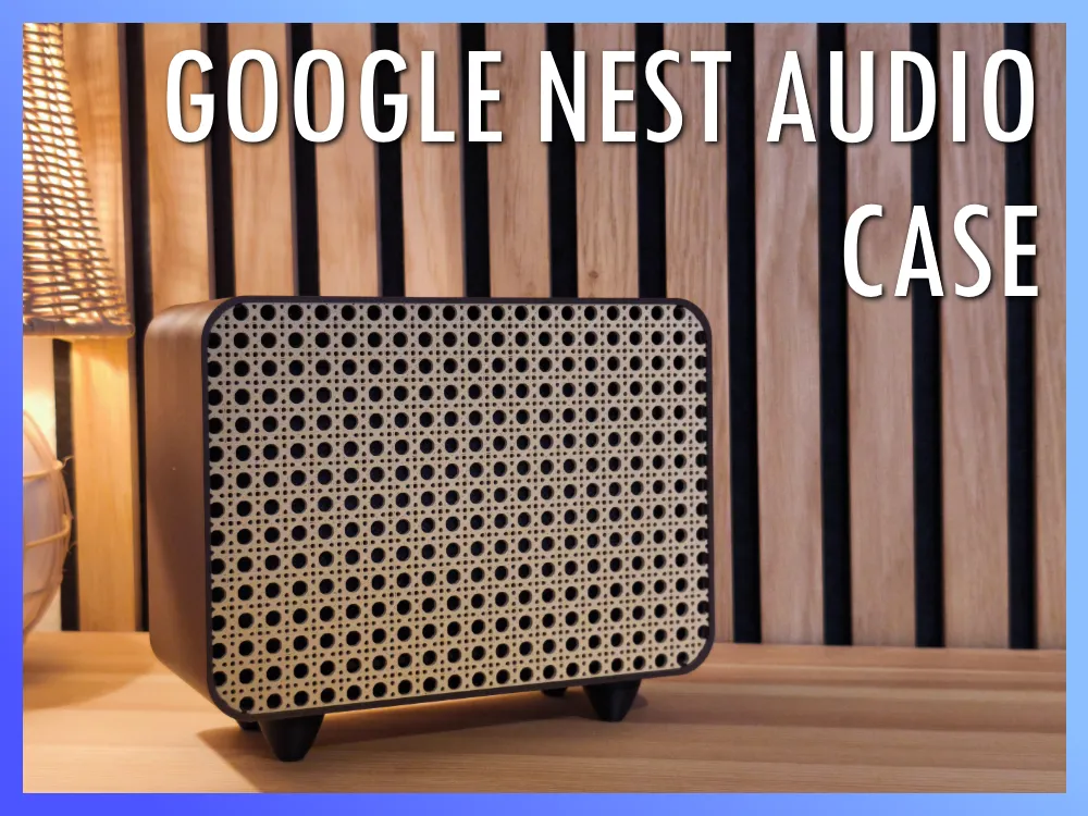 Google Nest Audio Retro Case – Mid-Century Edition - Free 3D Print ...