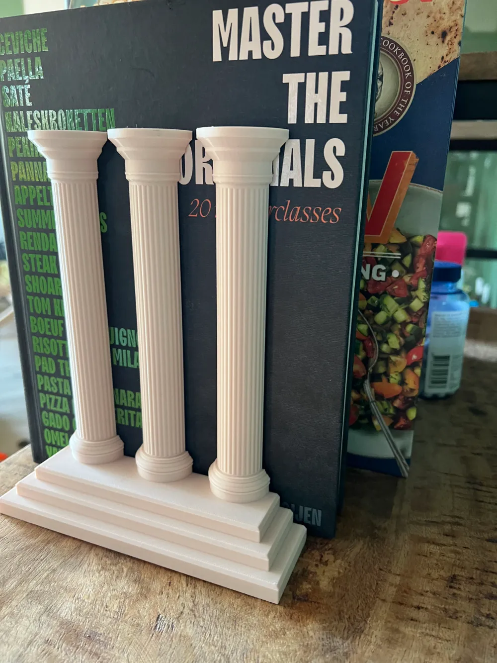Roman multiple pillars bookend by Robin MakerWorld: Download Free 3D Models