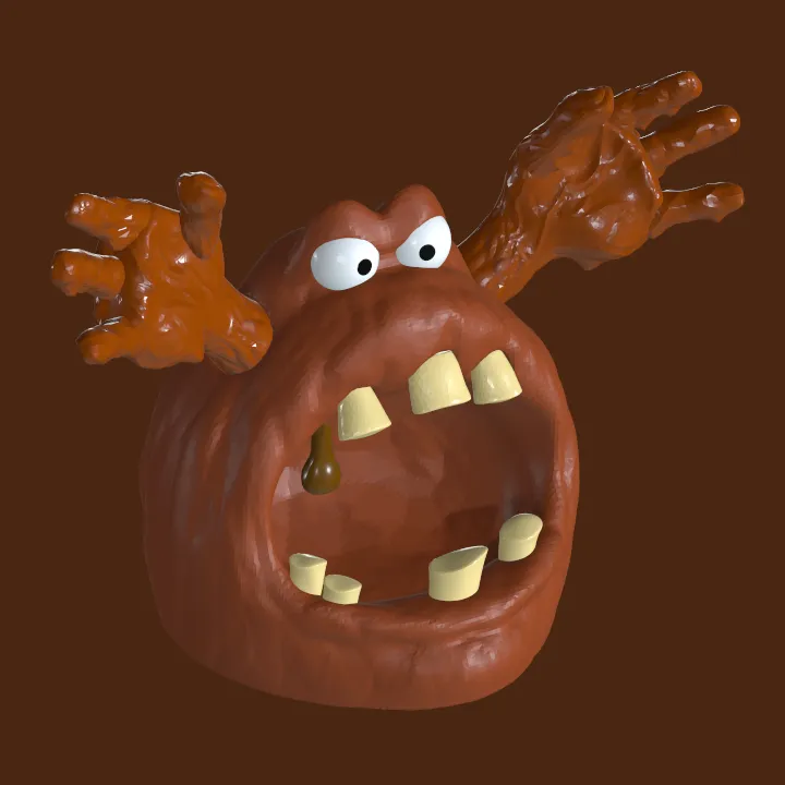 The great Mighty Poo - waste/poop eater by Forest87 MakerWorld ...