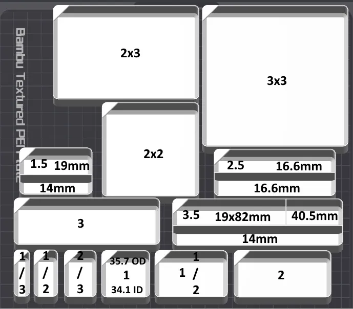 Small parts storage boxes - no grid - Free 3D Print Model - MakerWorld