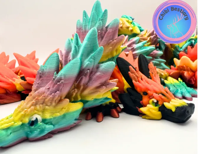 Articulated Flare Dragon by Taikounou MakerWorld: Download Free 3D Models