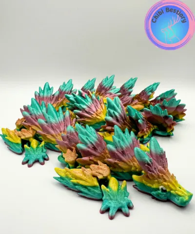 Articulated Flare Dragon by Taikounou MakerWorld: Download Free 3D Models