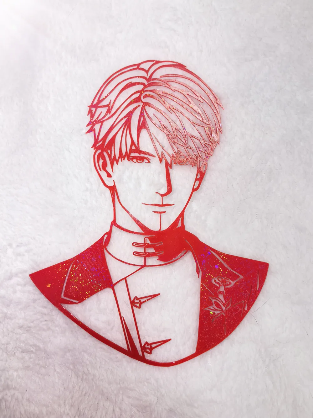 Recortes de papel de retratos de todos los personajes de Love and ...