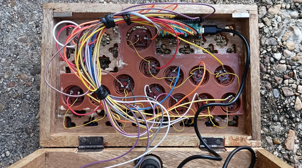Standard Lever-less (Hitbox) Layout Hole Template by Noel MakerWorld ...