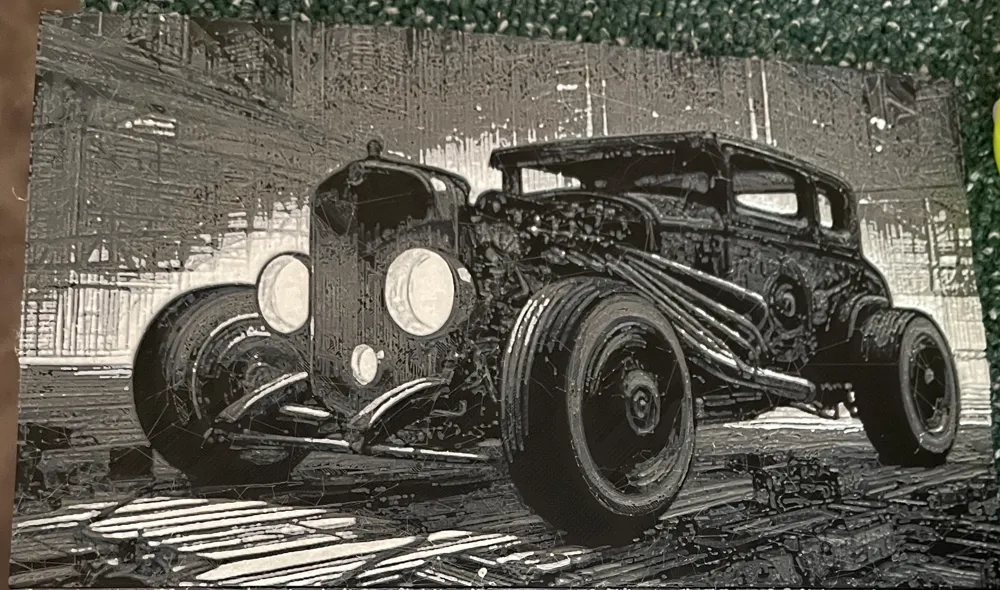 HotRod Hueforge - AI Generated by intommy - MakerWorld