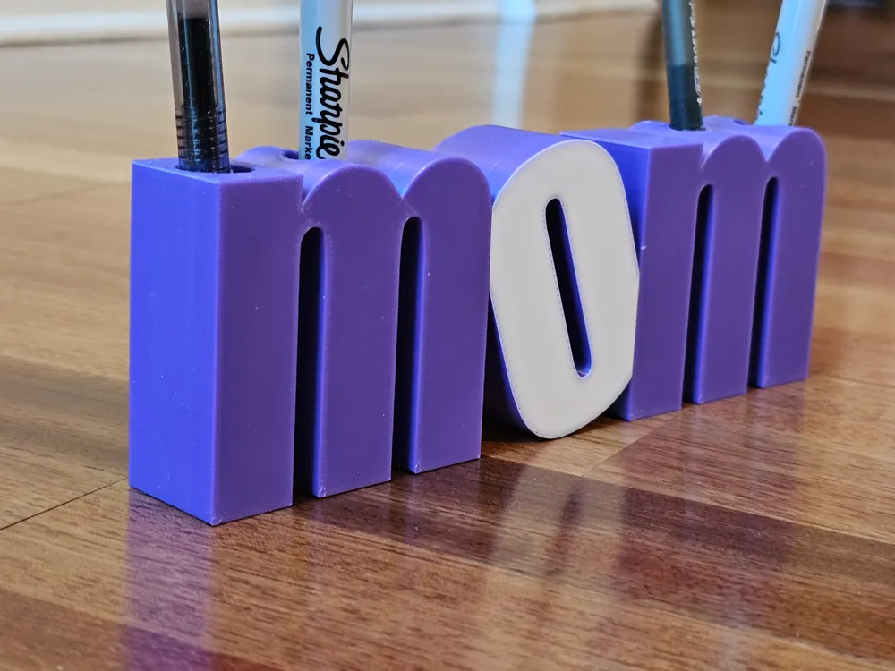 MOM Toothbrush Pen Pencil Battery Money Holder Organizer Great Gift for ...