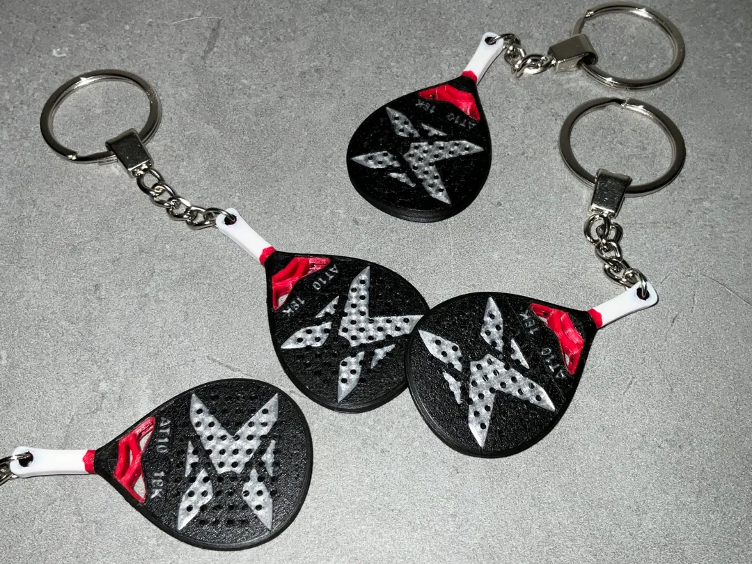 NOX Padel Racket Keychain - Free 3D Print Model - MakerWorld