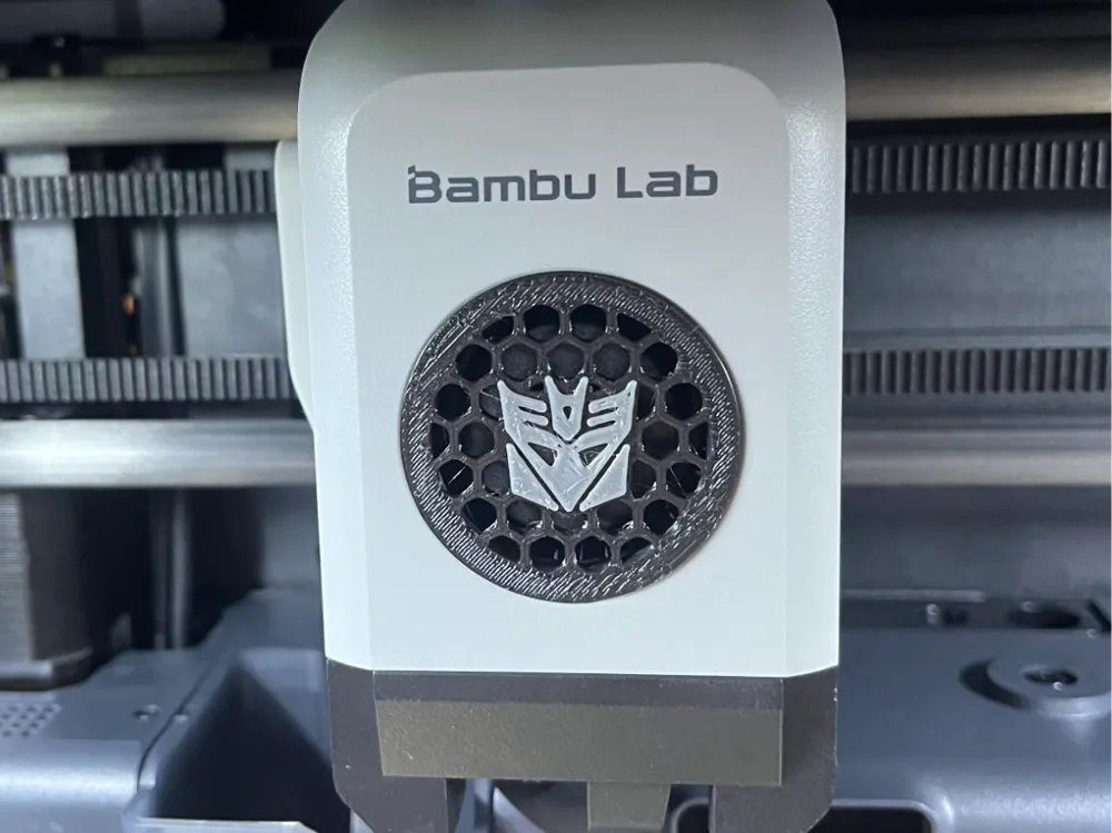 Decepticon Fan Cover for Bambu Lab P1S by jbussa - MakerWorld