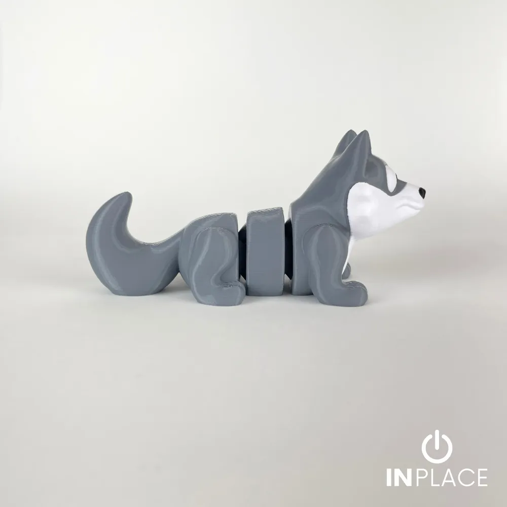 Cute Wolf Articulated - Free 3D Print Model - MakerWorld