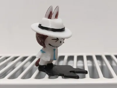 Labubu Superstar (Michael Jackson Tilt) by model hunter MakerWorld ...