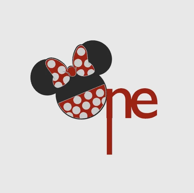 Minnie One topper - Free 3D Print Model - MakerWorld