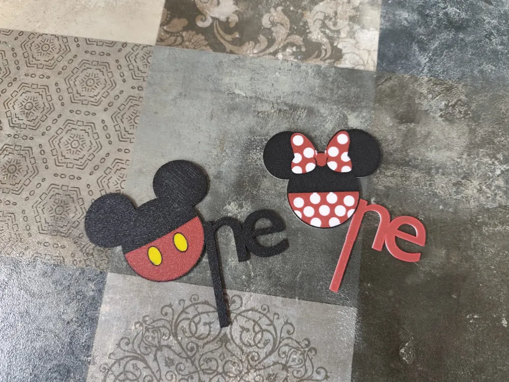 Minnie One topper - Free 3D Print Model - MakerWorld