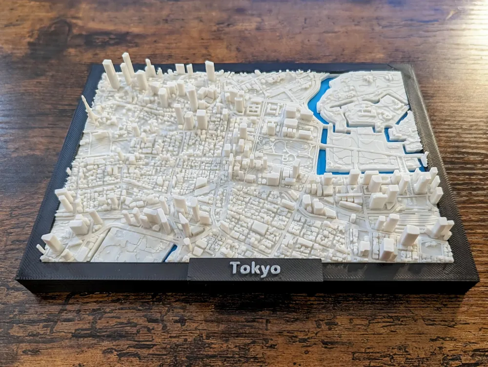 Miniatura 3D de Tokio, Japón por jarvizar MakerWorld: Descarga Modelos ...