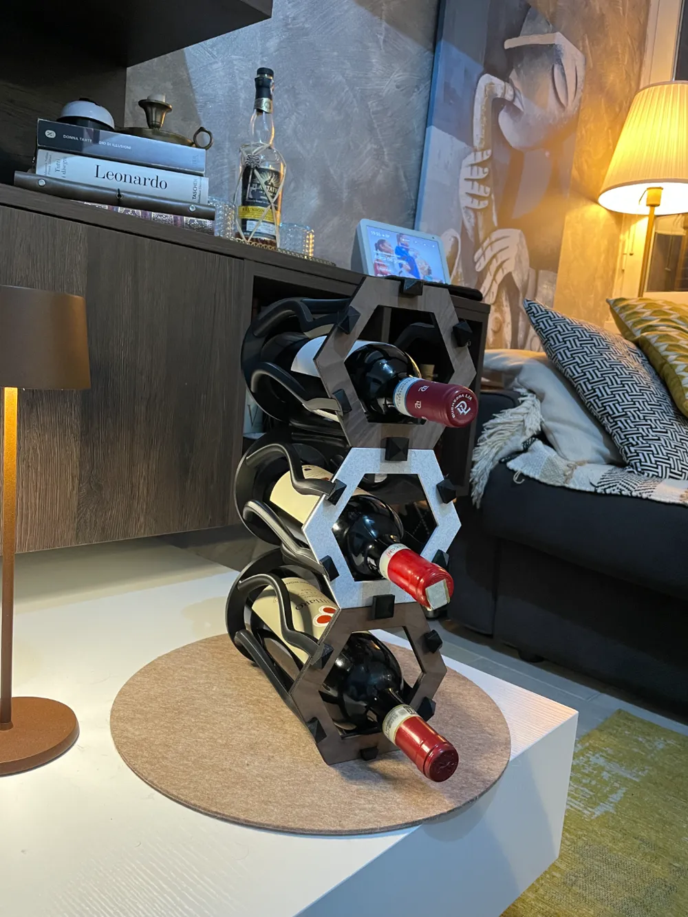 Wine Rack Shelf-Infinite Customizable-Perfect Gift - Free 3D Print ...