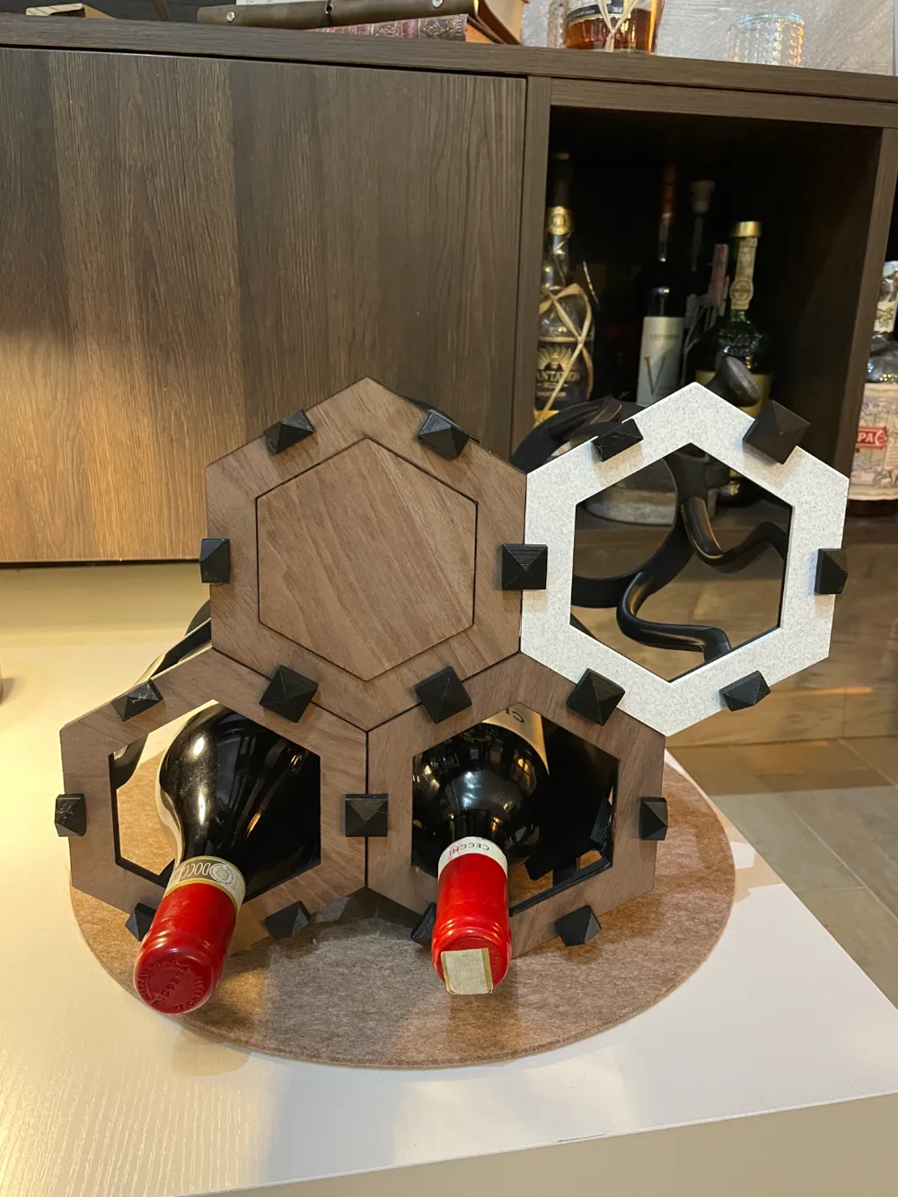 Wine Rack Shelf-Infinite Customizable-Perfect Gift - Free 3D Print ...