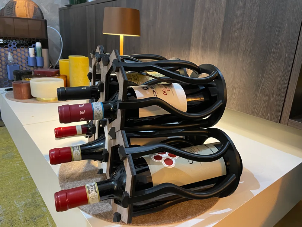 Wine Rack Shelf-Infinite Customizable-Perfect Gift by M3mento ...