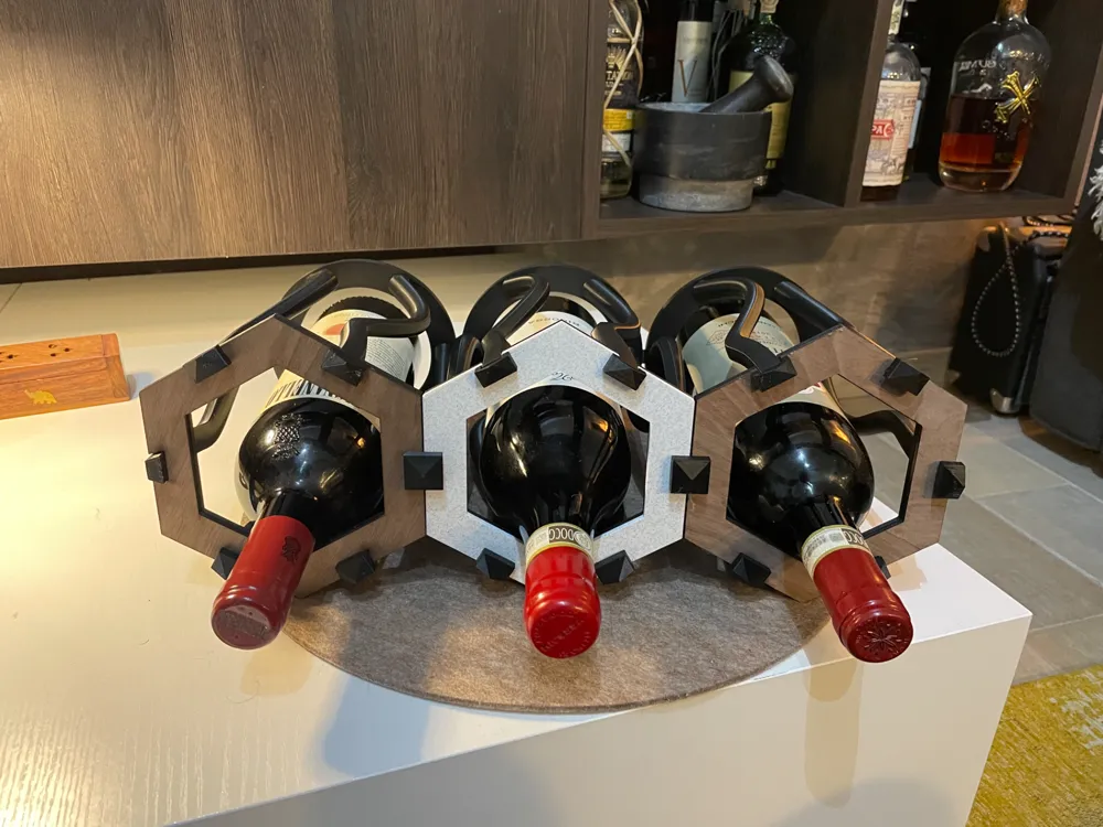 Wine Rack Shelf-Infinite Customizable-Perfect Gift - Free 3D Print ...