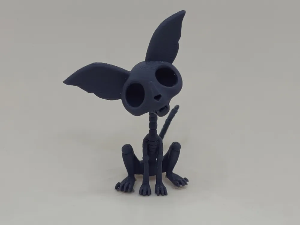 Skeletal Mythical Creature Dog Skull Gothic by Go3D MakerWorld ...