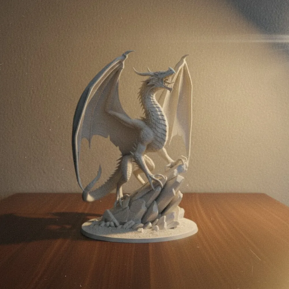 Dark Epic Dragon - Free 3D Print Model - MakerWorld