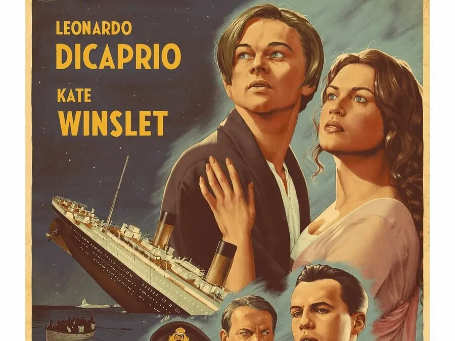 Titanic poster - Free 3D Print Model - MakerWorld