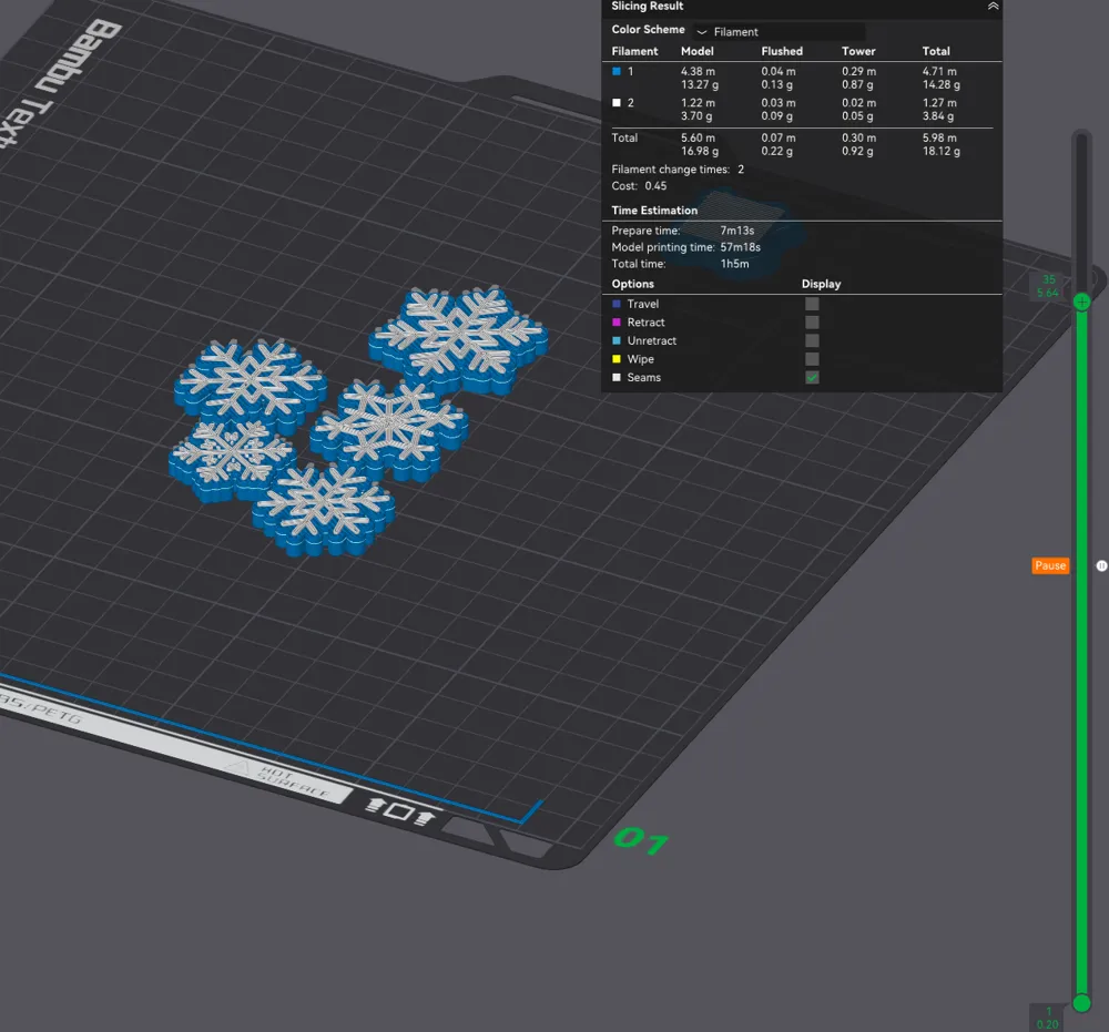 Tiny Snowflake Magnets - Free 3D Print Model - MakerWorld