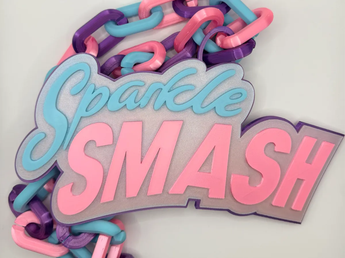 SPARKLE SMASH MONSTER JAM HYPE CHAIN - Free 3D Print Model - MakerWorld