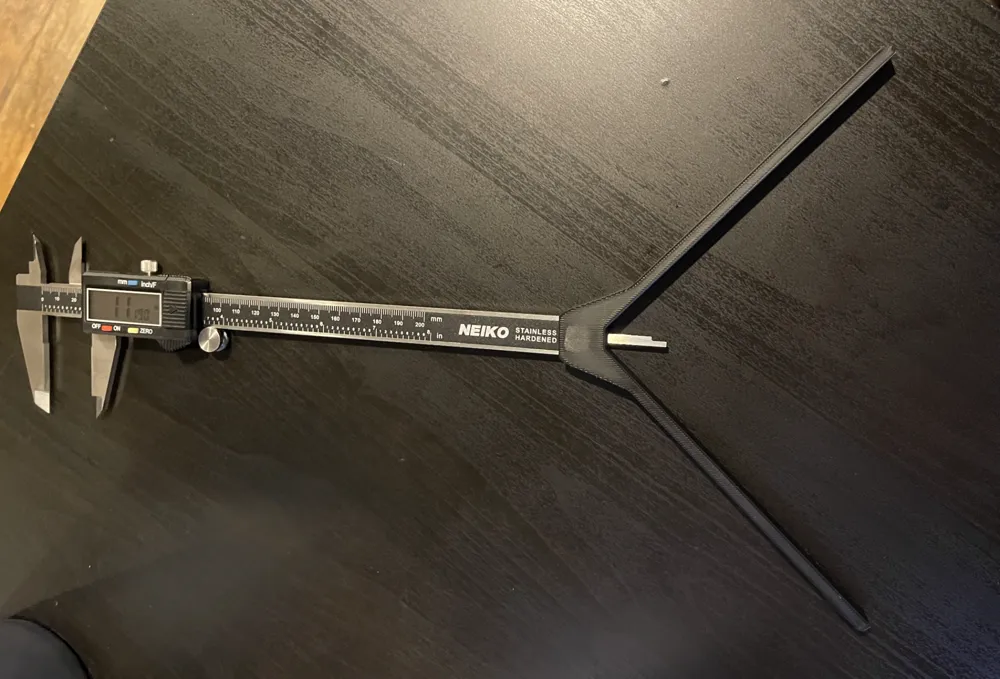 Radius Measuring Tool for Calipers Remixed by Elevat3d Prints - MakerWorld