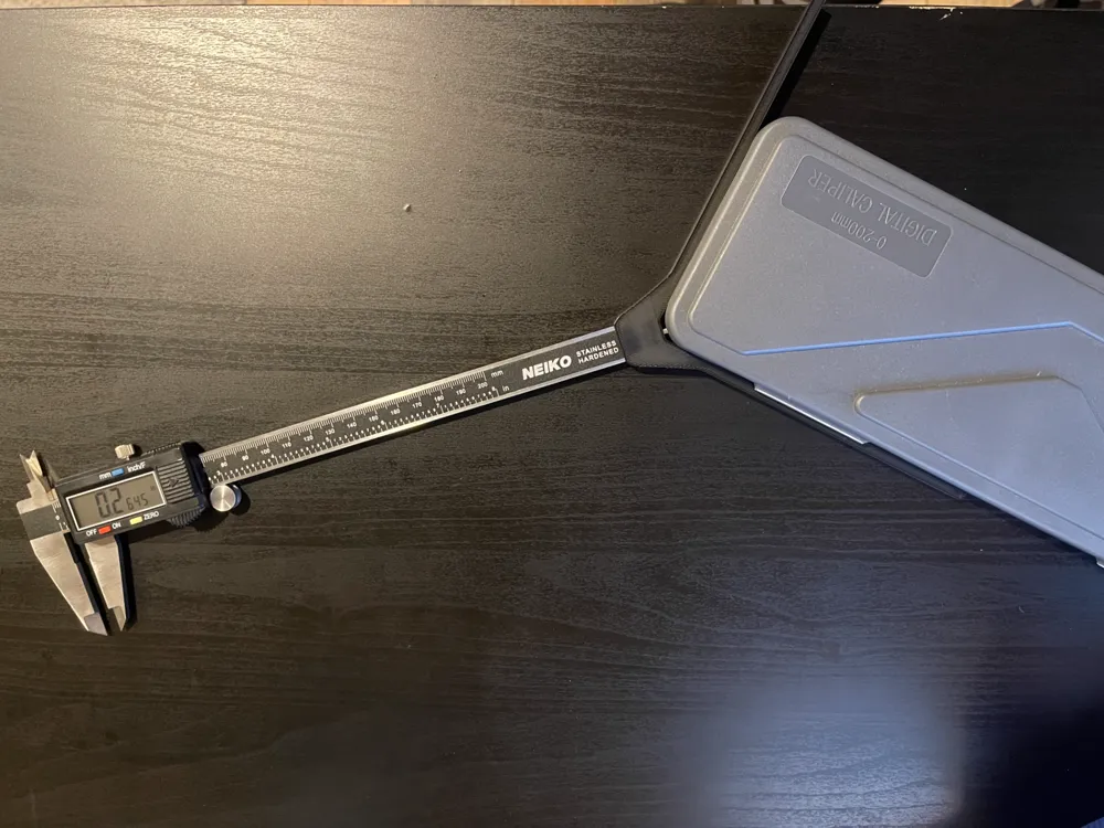 Radius Measuring Tool for Calipers Remixed by Elevat3d Prints - MakerWorld