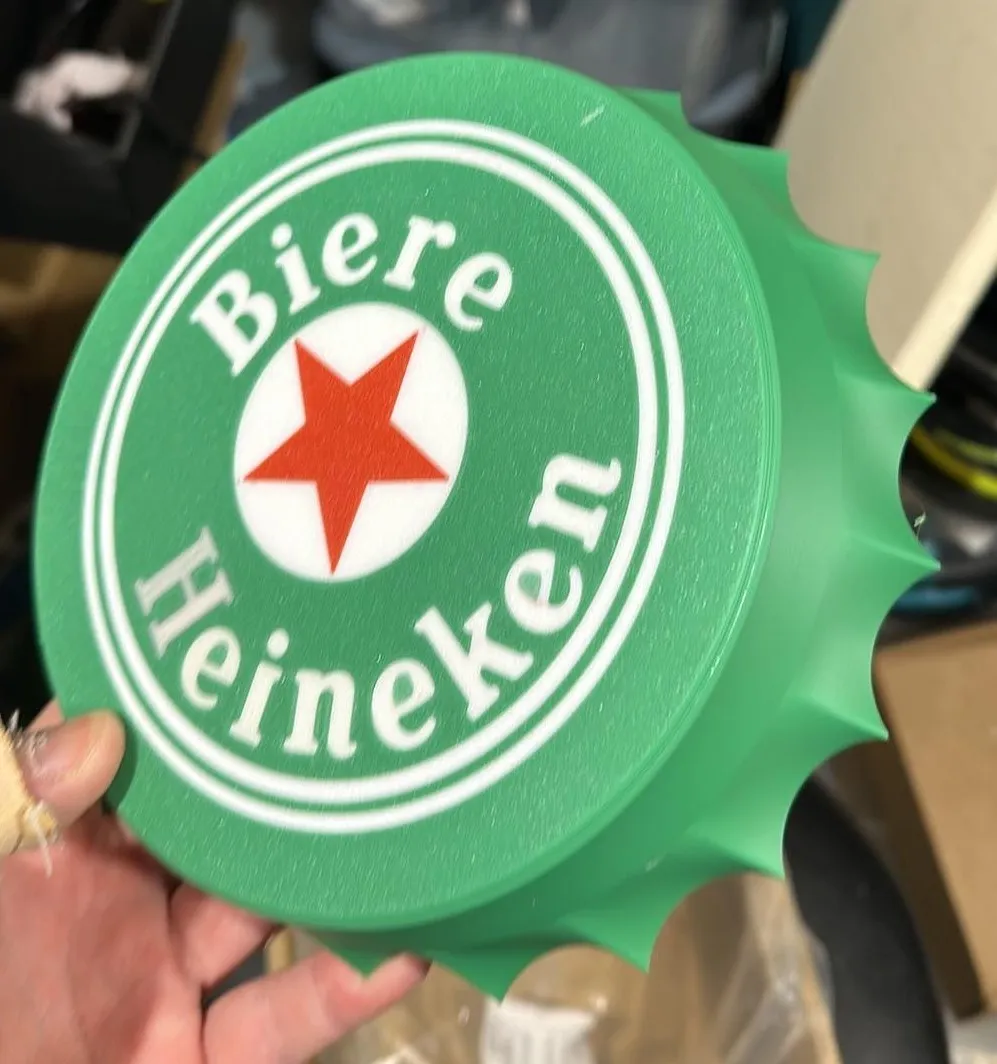 Lightbox capsule Heineken by loloboss83 MakerWorld: Download Free 3D Models