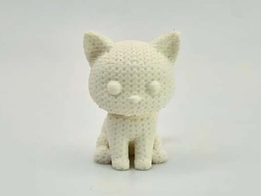 Knitted Cat - Free 3D Print Model - MakerWorld