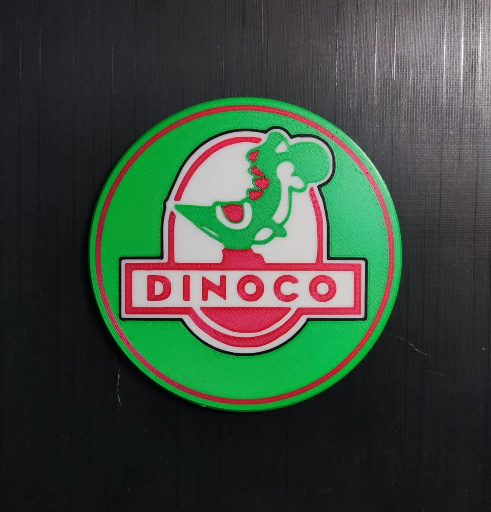 Dino Fuel Station Coaster – Arcade Kart Style - Free 3D Print Model ...