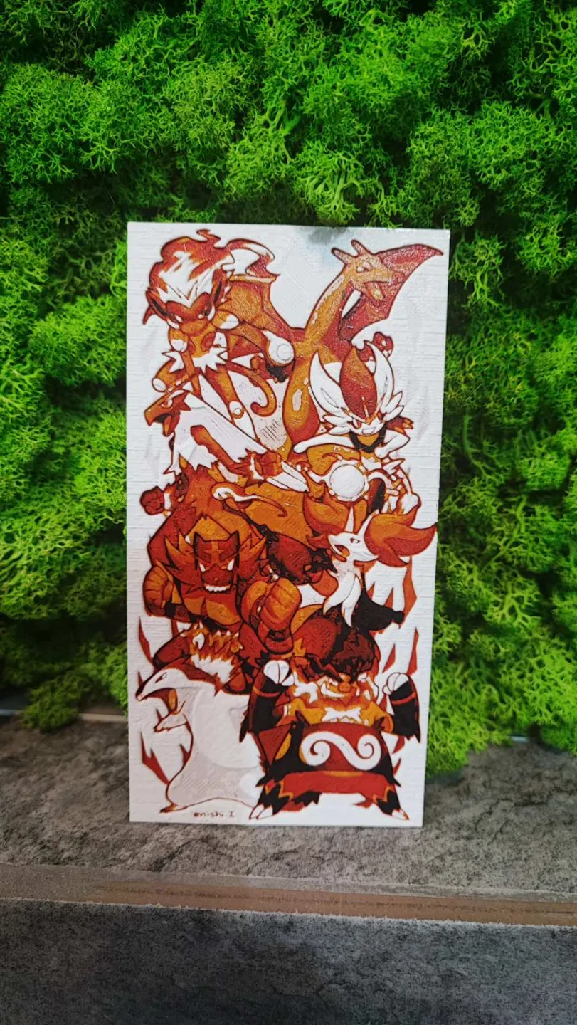 Fire Pokemon collection by Garuda3D - MakerWorld