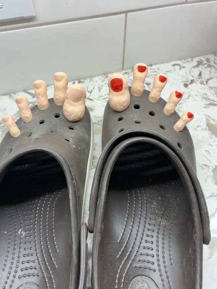 Jibbitz de Dedos Feios para Croc - Modelo gratuito para impressão 3D ...