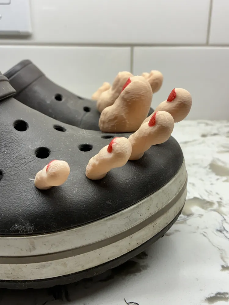 Croc Toes Ugly Jibbitz - Free 3D Print Model - MakerWorld