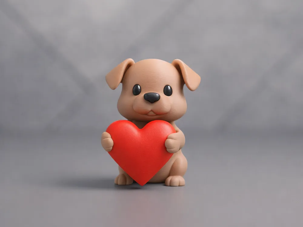 cute dog - Free 3D Print Model - MakerWorld