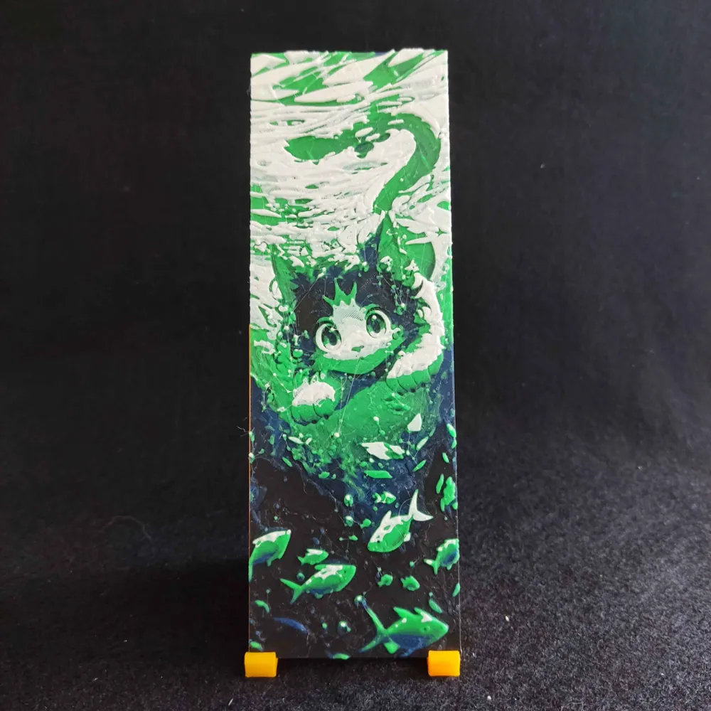 Cat Bookmark Hueforge by FSE - MakerWorld